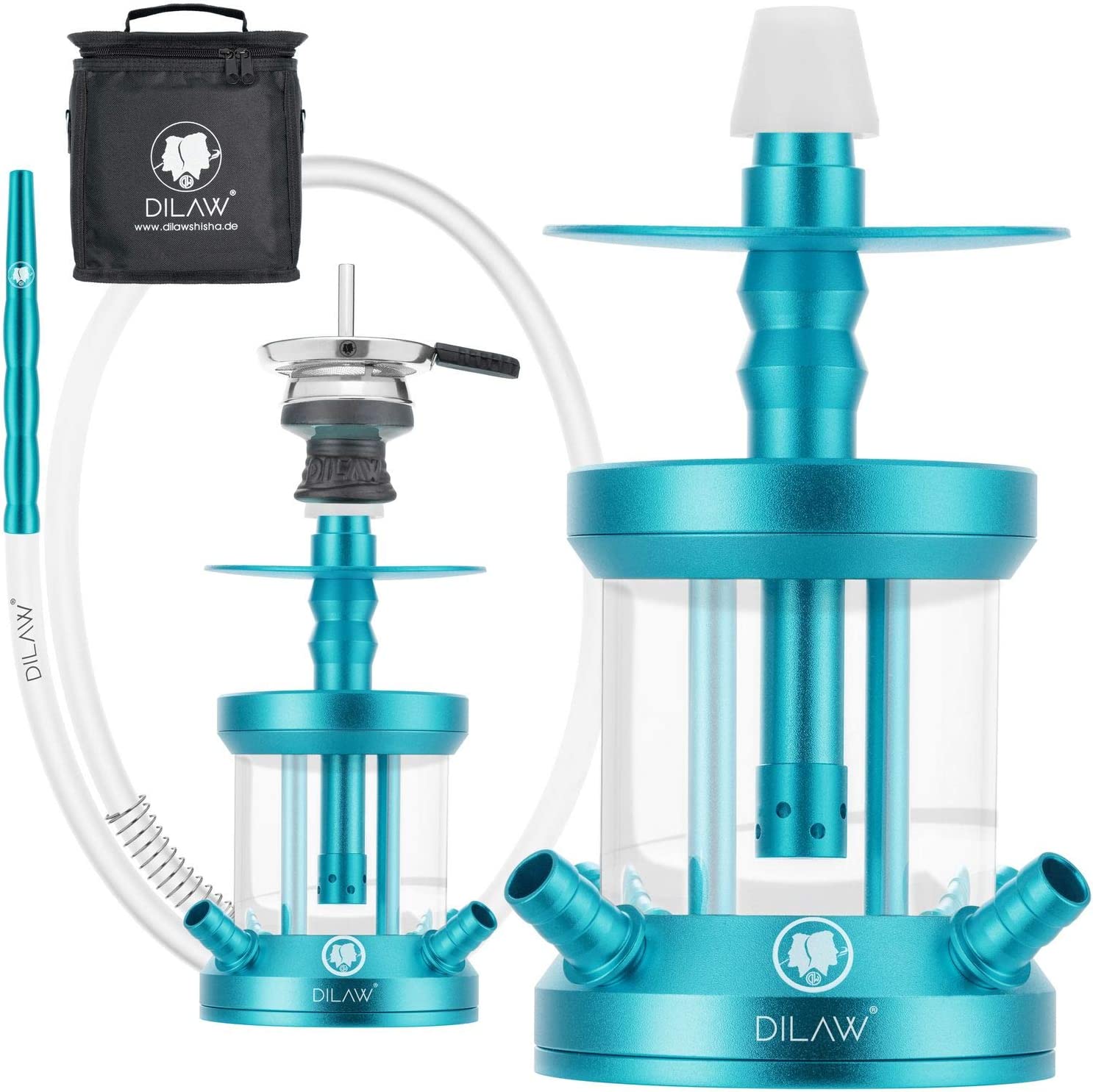 DILAW® Turtle Türkis - Ice Cube Shisha